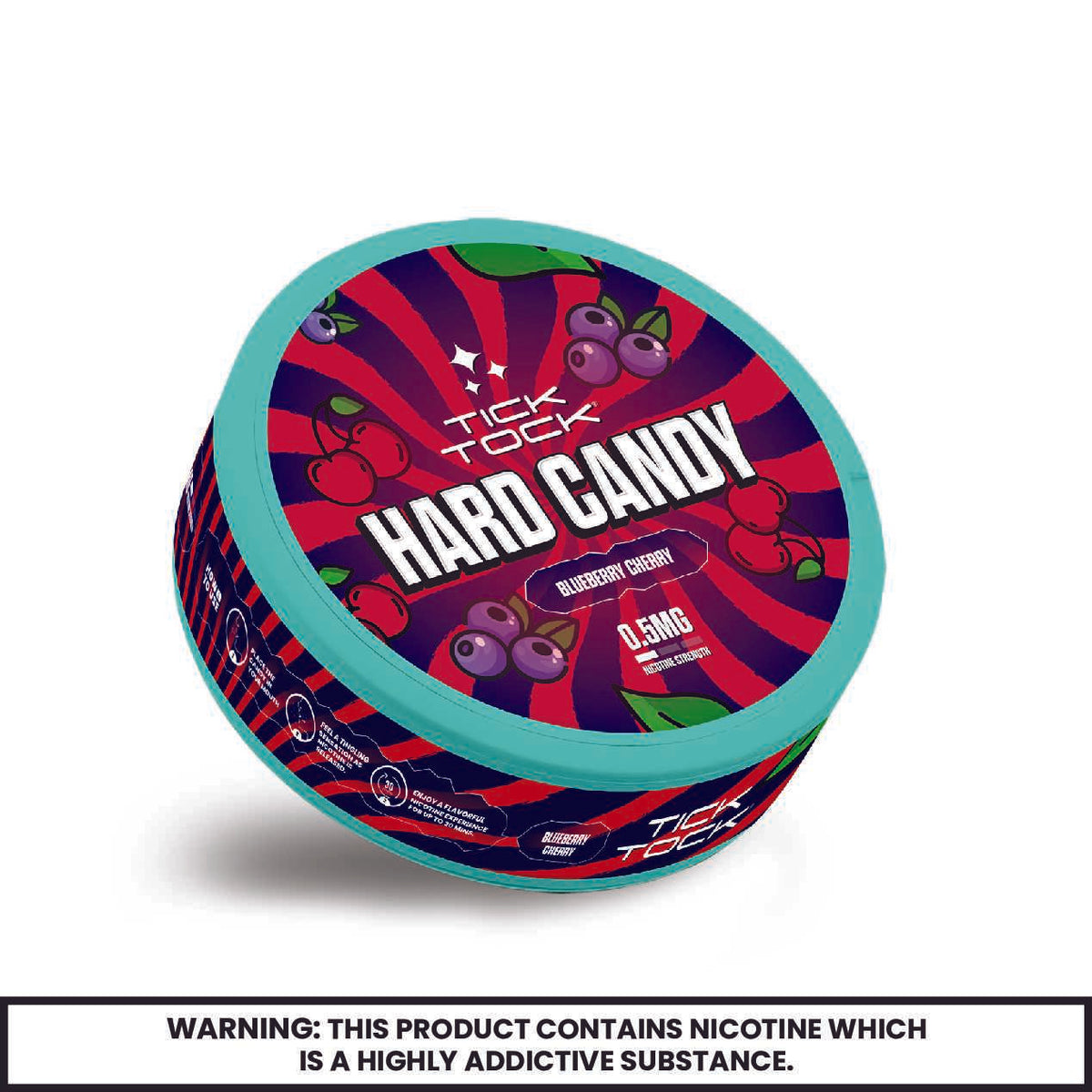 Buy Tick Tock Nicotine Hard Candy 0.5mg - Pack of 5